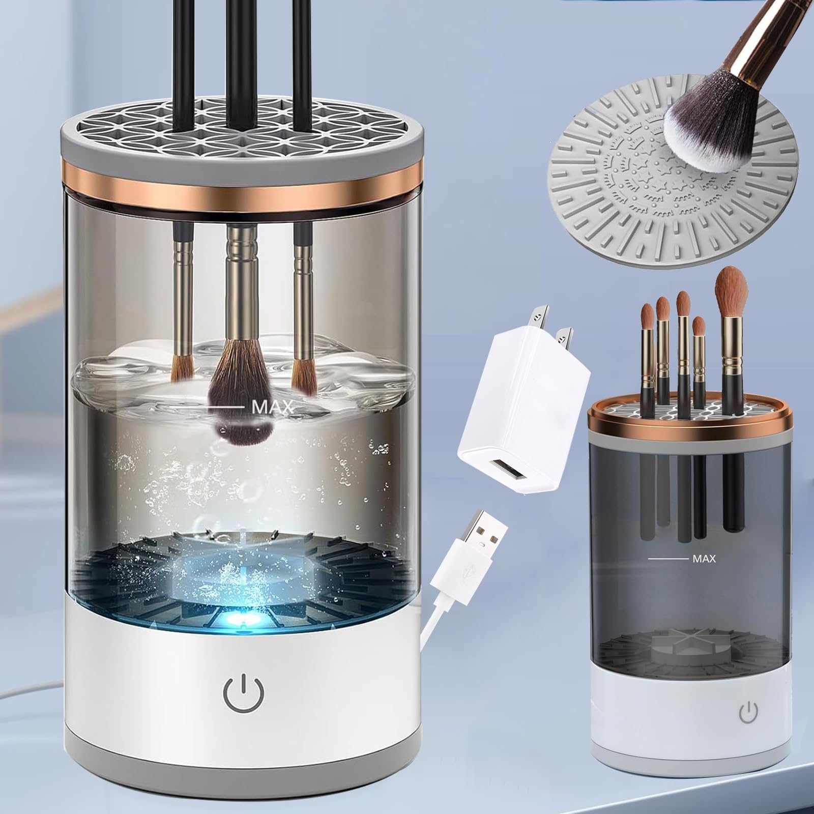 Amazon.com: TDGXFL Electric Makeup Brush Cleaner Machine,Illumi Brush ...