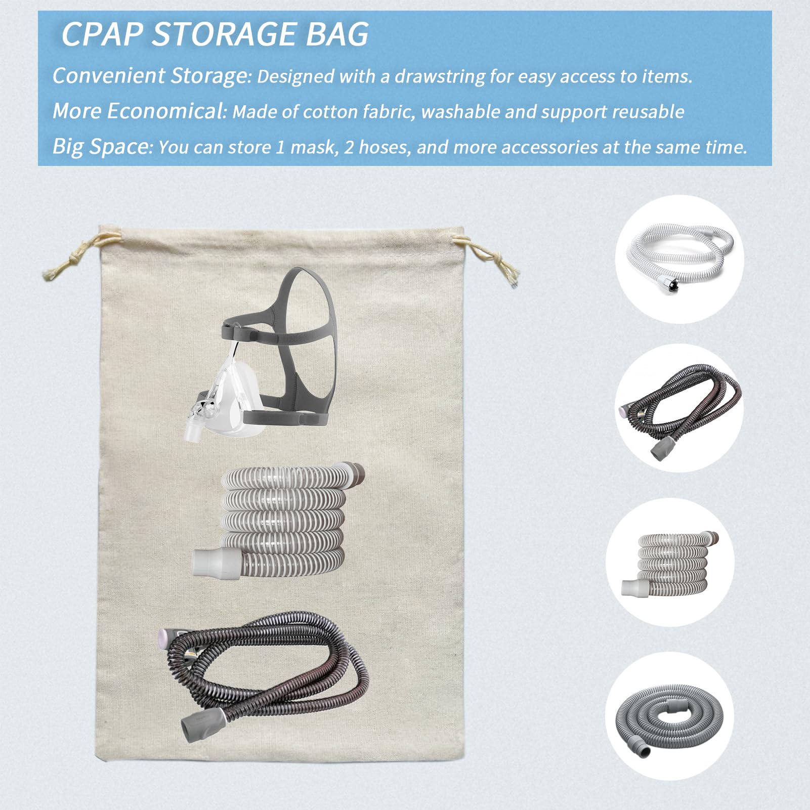 CPAP Hose Dryer Cleaning KIT with Filter Cotton, CPAP Tube Cleaner ...