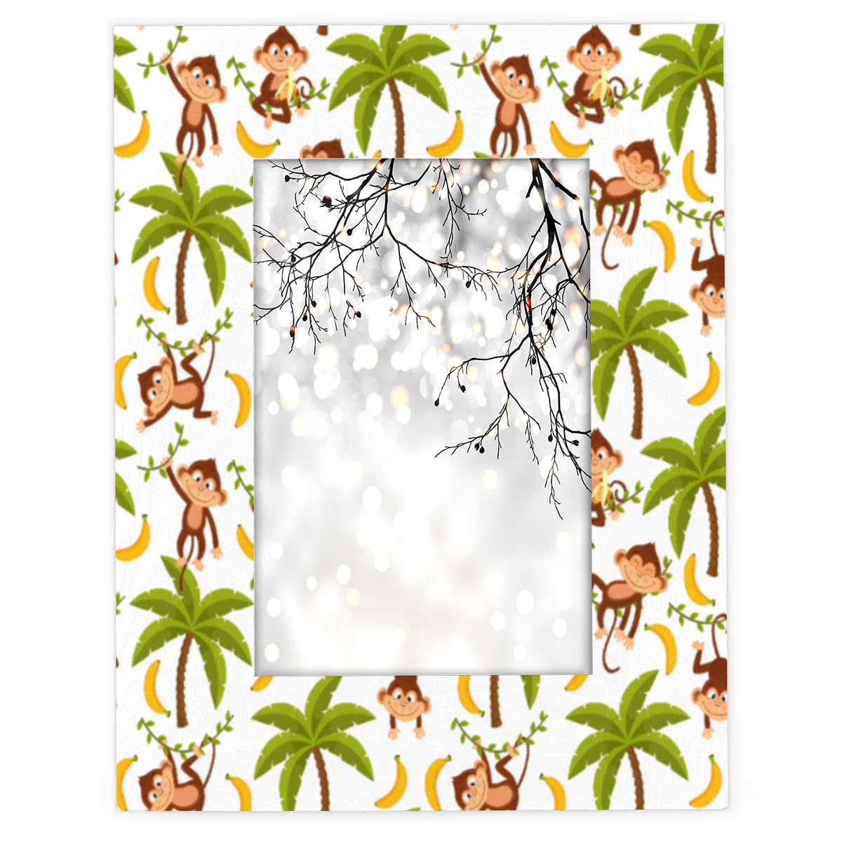 Cute Monkey Border Clip Art