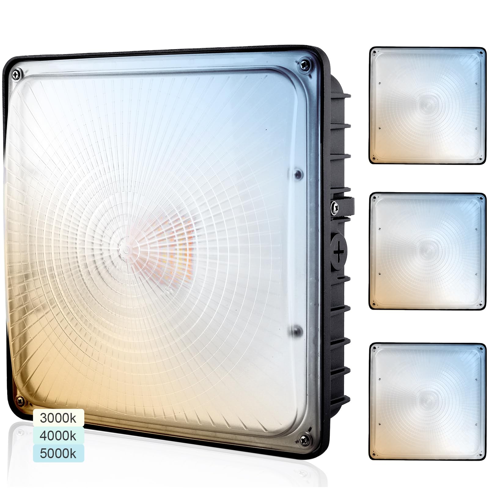 LED Canopy Light 70W 3CCT 3000/4000/5000K, 30/45/60/70W Selectable ...