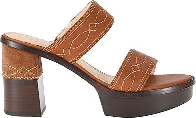 Amazon.com | Frye Women's Pipa Woodstock 2 Band Platform Heeled Sandal ...