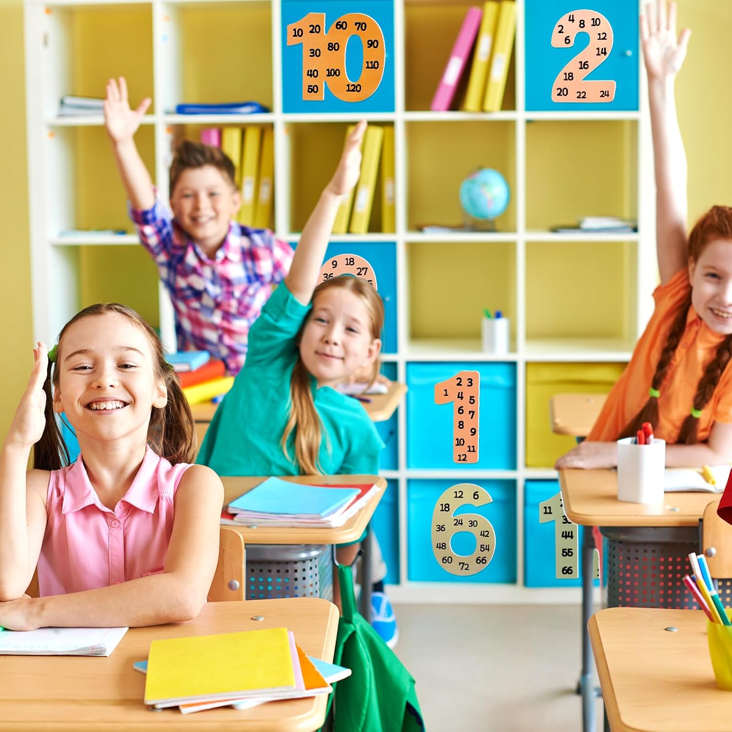 Math Multiple Posters from 1 to 12, Boho Number Barbados | Ubuy