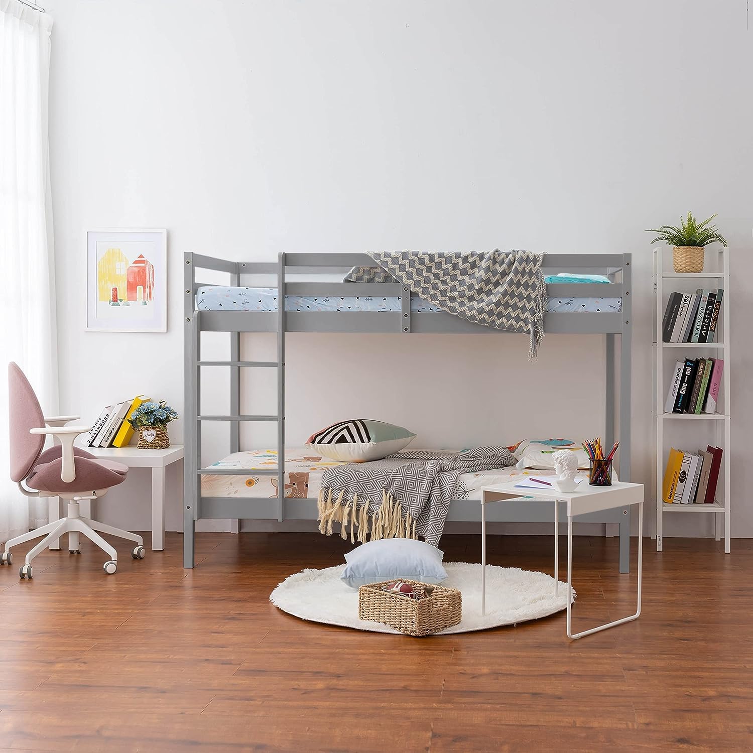 Panana Bunk Bed 3FT Wooden Bunky Sleeper Bed Single Double Bed For Kids ...