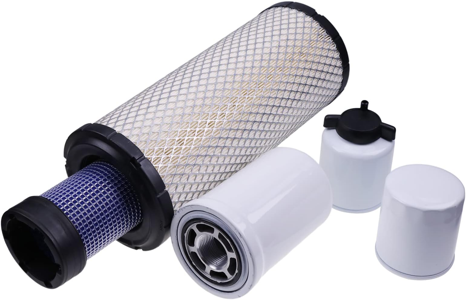 Amazon.com: Dasbecan Air Filter Oil Filter Kits Compatible with Bobcat ...