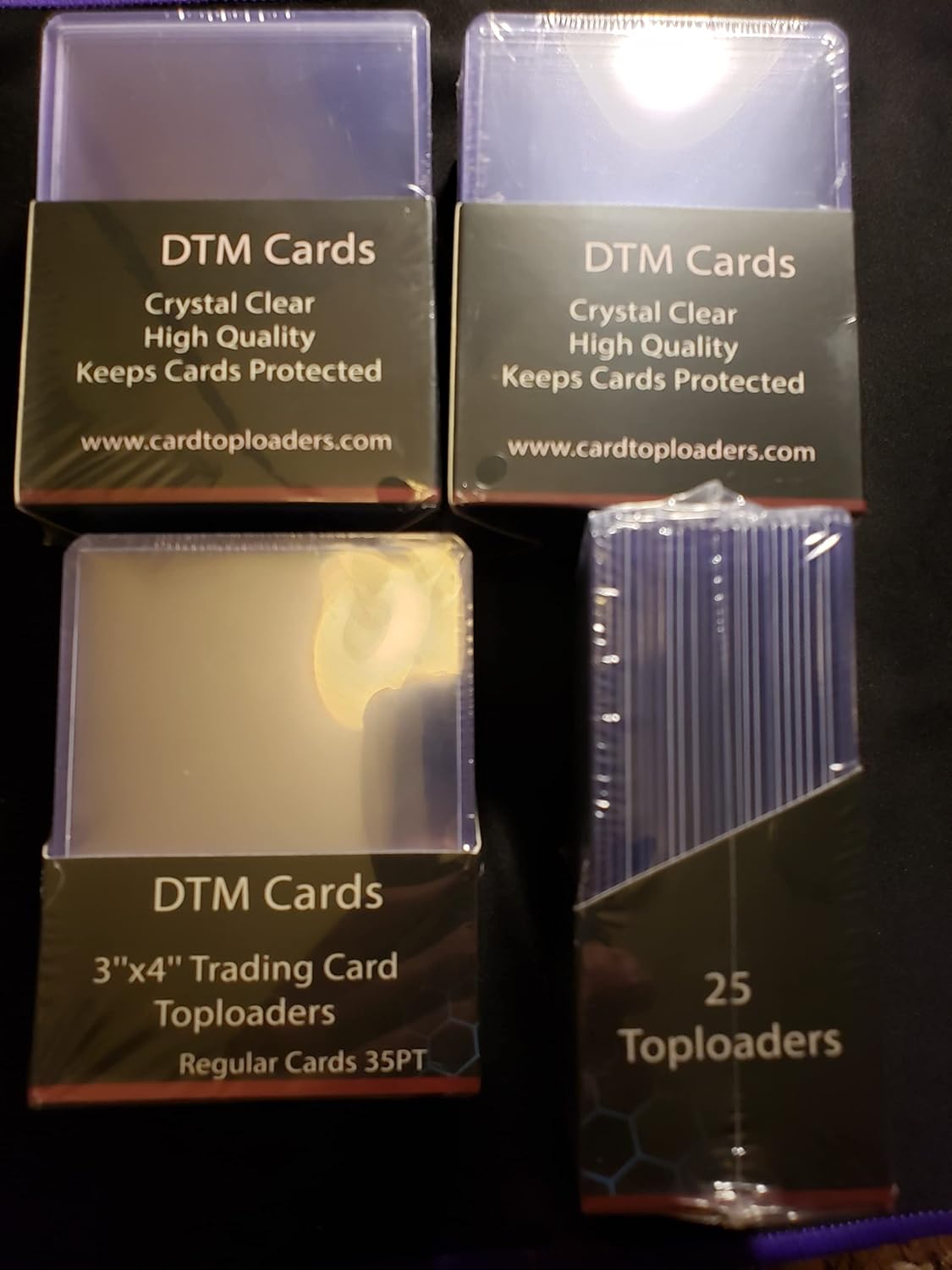 Amazon.com: DTM Card Toploaders 100 Count Protect Your Cards : Toys & Games