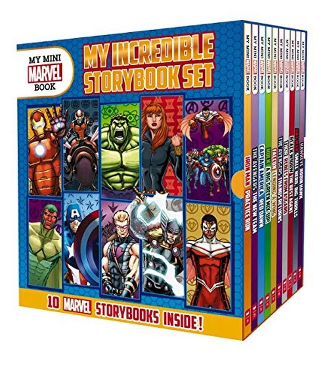Marvel: My Mini Marvel 10 Book Box: My Incredible Storybook Set ...