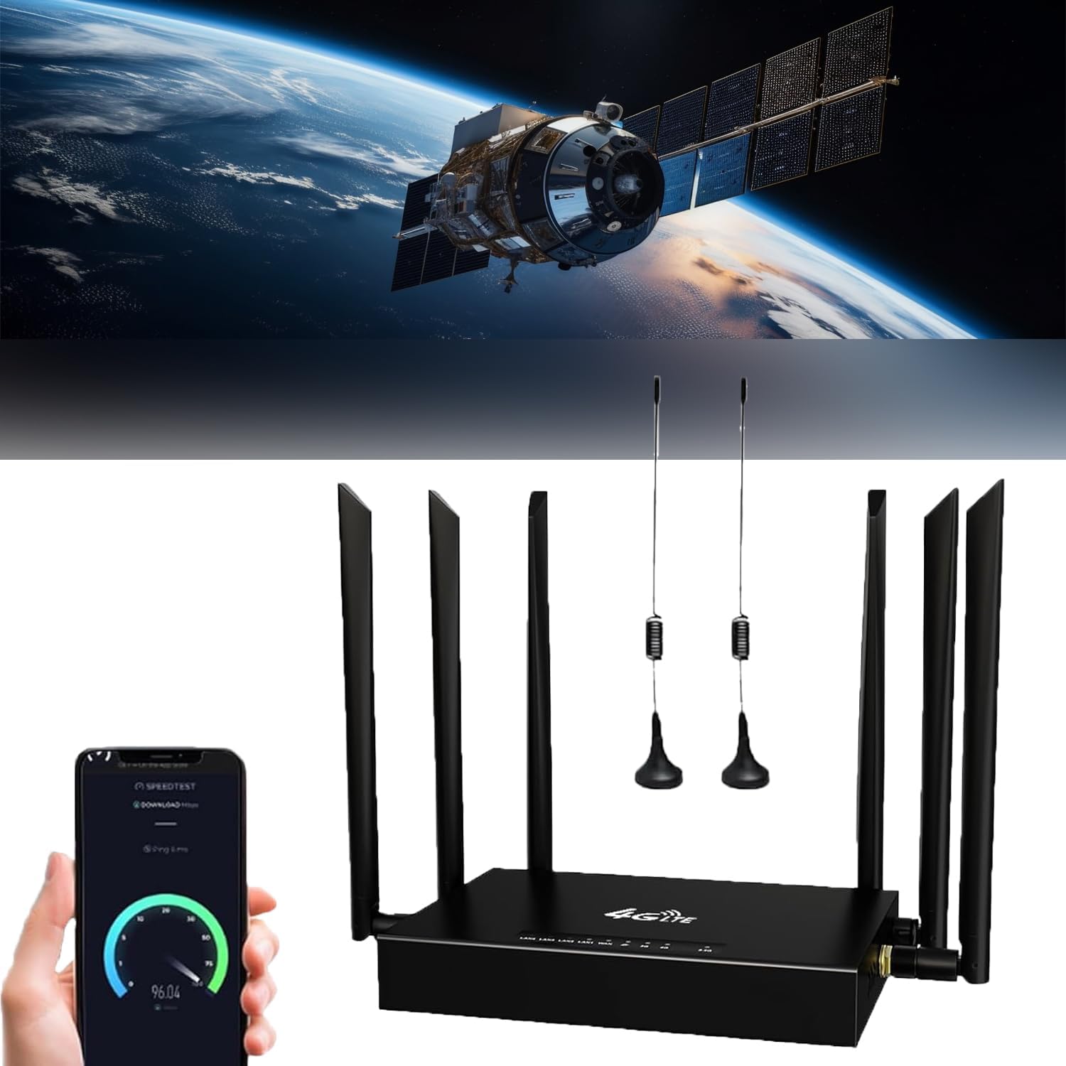 Amazon.com: Ultra Link Free WiFi Router Unlimited Satellite Internet ...