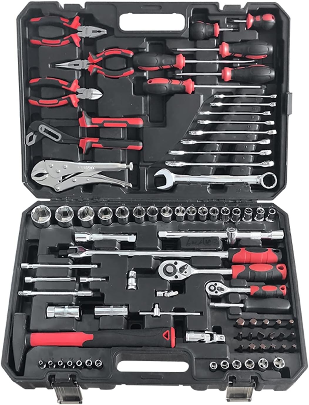 Amazon.com: MaGiLL Tool Box 86Pcs Socket Wrench 1/4" "1/2" Drive Socket ...