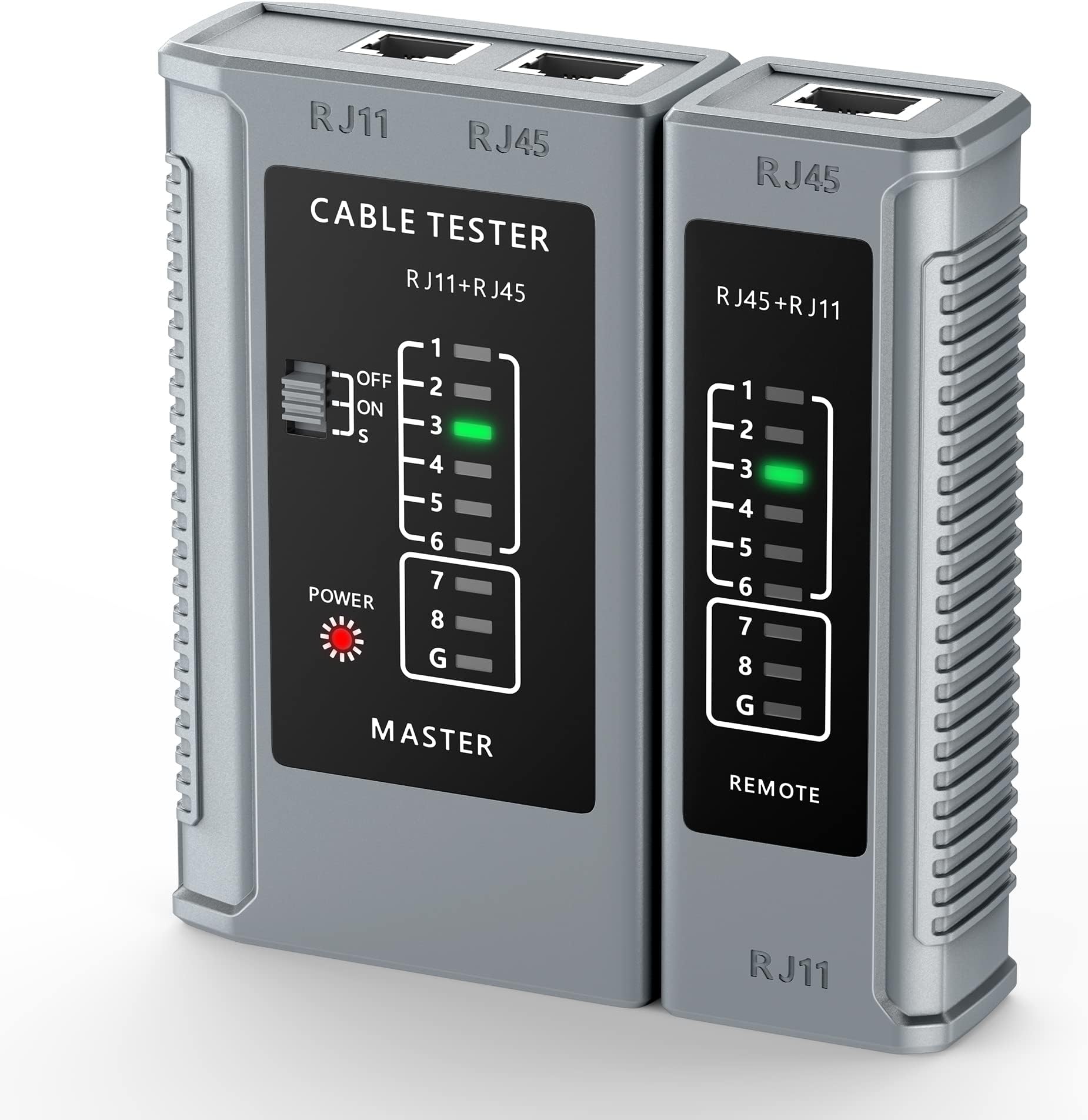 CSL - Netzwerk Kabeltester für RJ45- RJ11-Kabel - Patchkabel-Tester ...