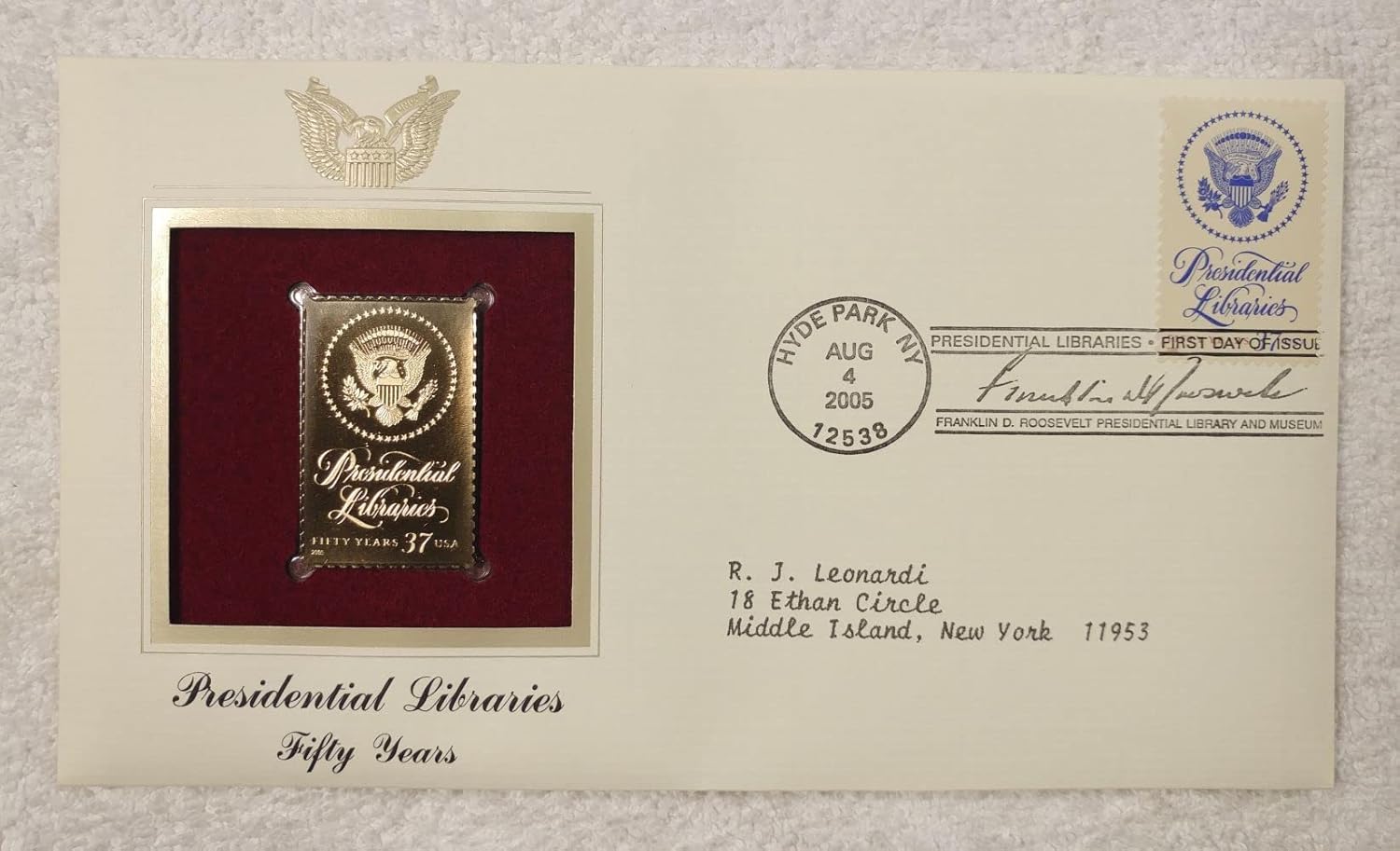 Amazon.com: Presidential Libraries - Fifty Years - 22kt Gold Replica ...