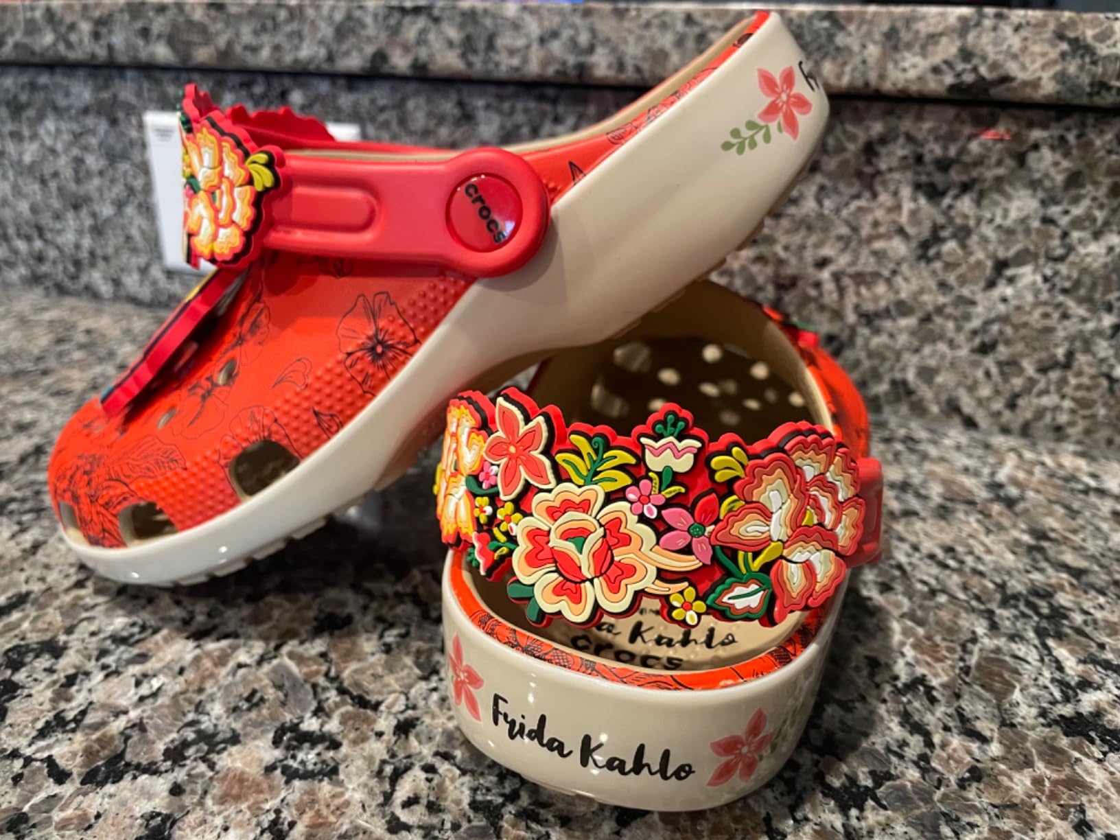 Amazon.com | Crocs unisex-adult Frida Kahlo Classic Clog | Mules & Clogs