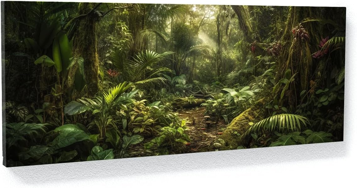 Amazon.com: Sense Canvas Jungle Capture Colors 78 Canvas Art - Home ...