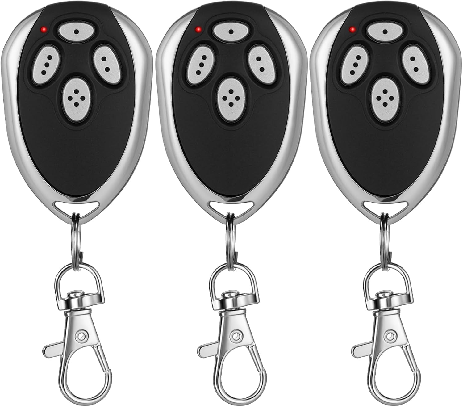 Kingdder 3 Pcs 4 Channels Gate Opener Remote Compatible with Aleko ...