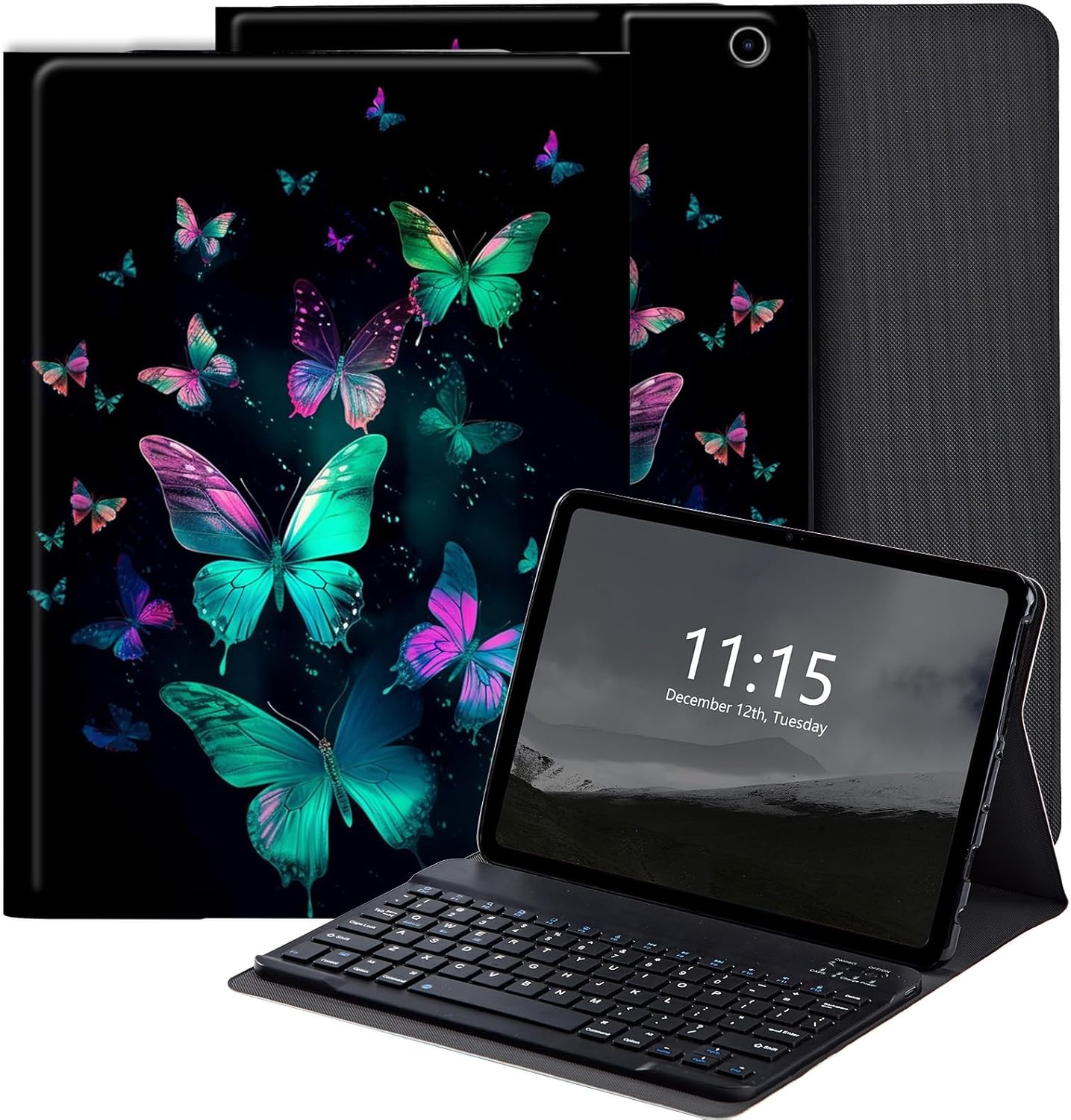 Amazon.com: RAUEDWDJS Keyboard Case for All-New Amazon Fire Max 11 ...