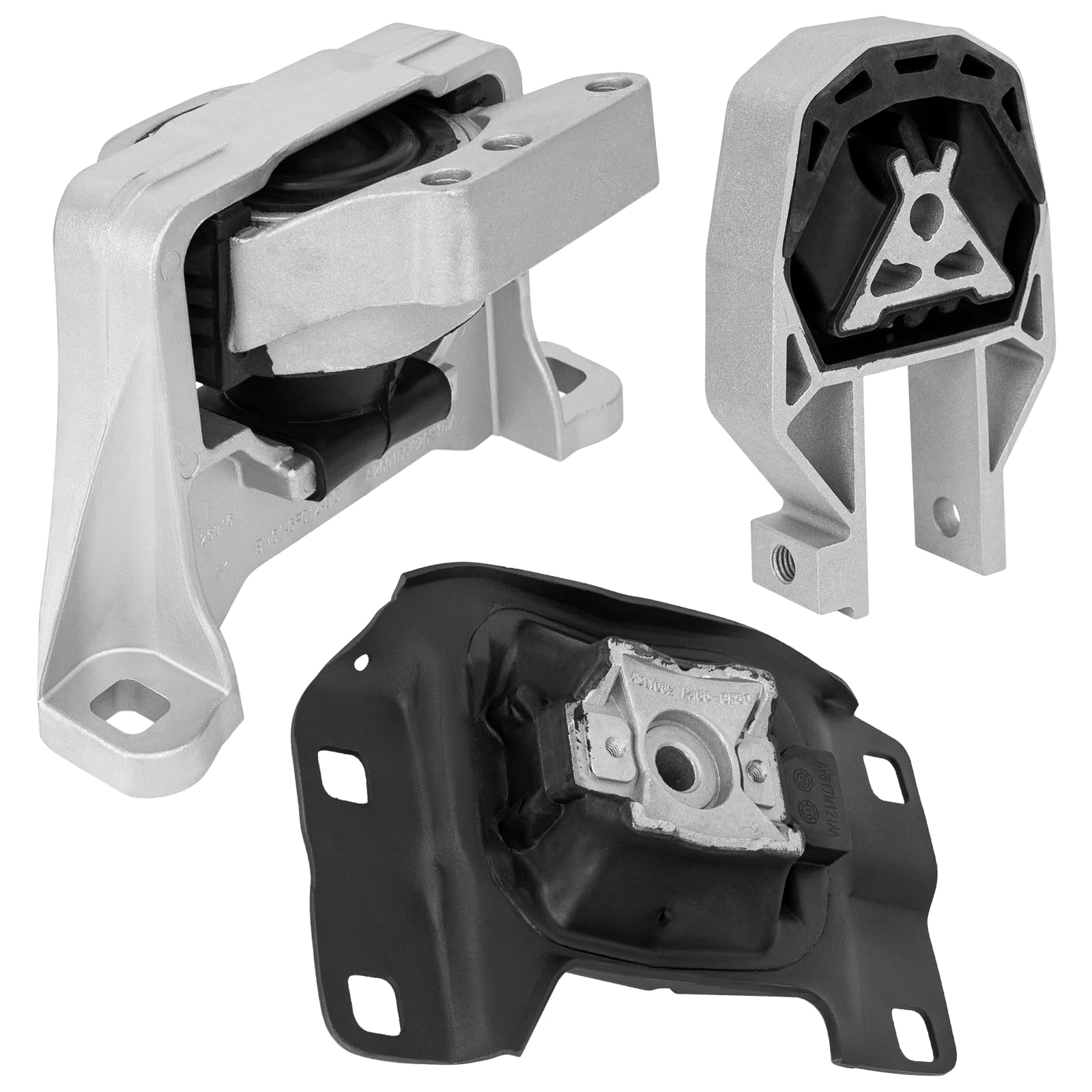 Amazon.com: 3PCS Engine Motor & Transmission Mount Set Compatible with ...