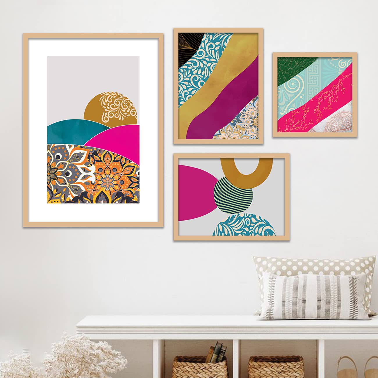 kotart Modern Wall Decor Framed Paintings with Frame - Wall Frames for ...