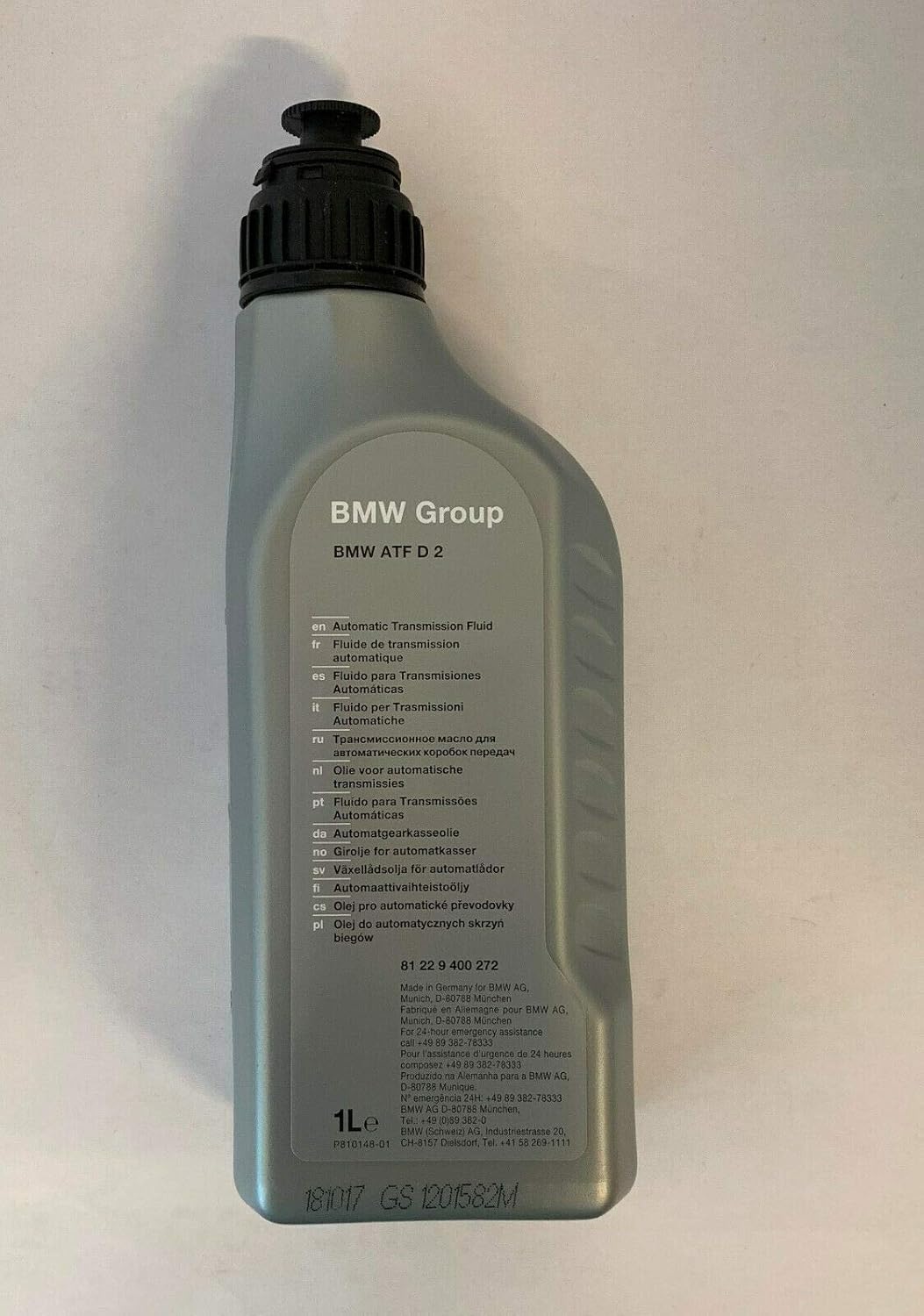Originale BMW ATF Dextron 2 0,5 kilogram : Amazon.it: Auto e Moto