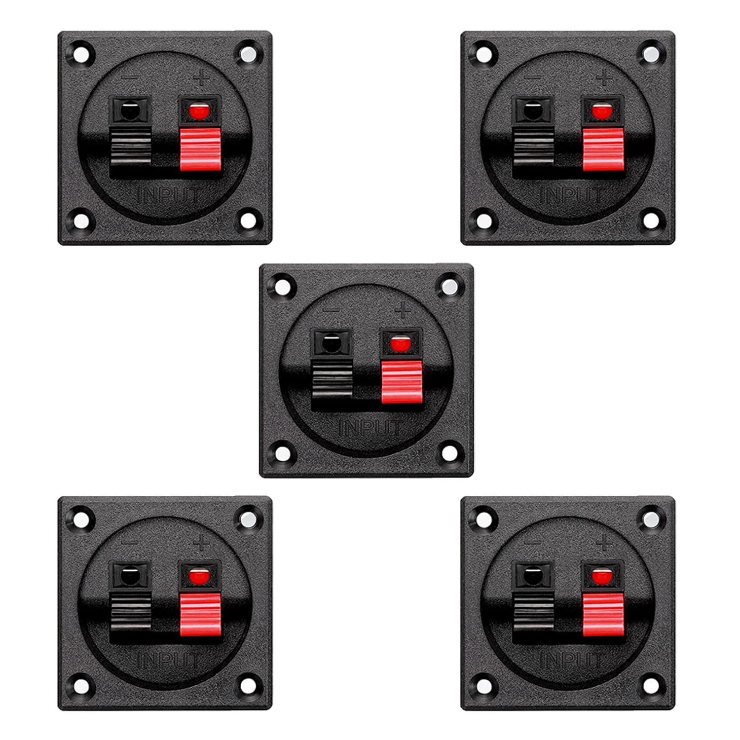 Amazon.com: 5PCS Speaker Box Terminal Cup, Spring Square Subwoofer Box ...