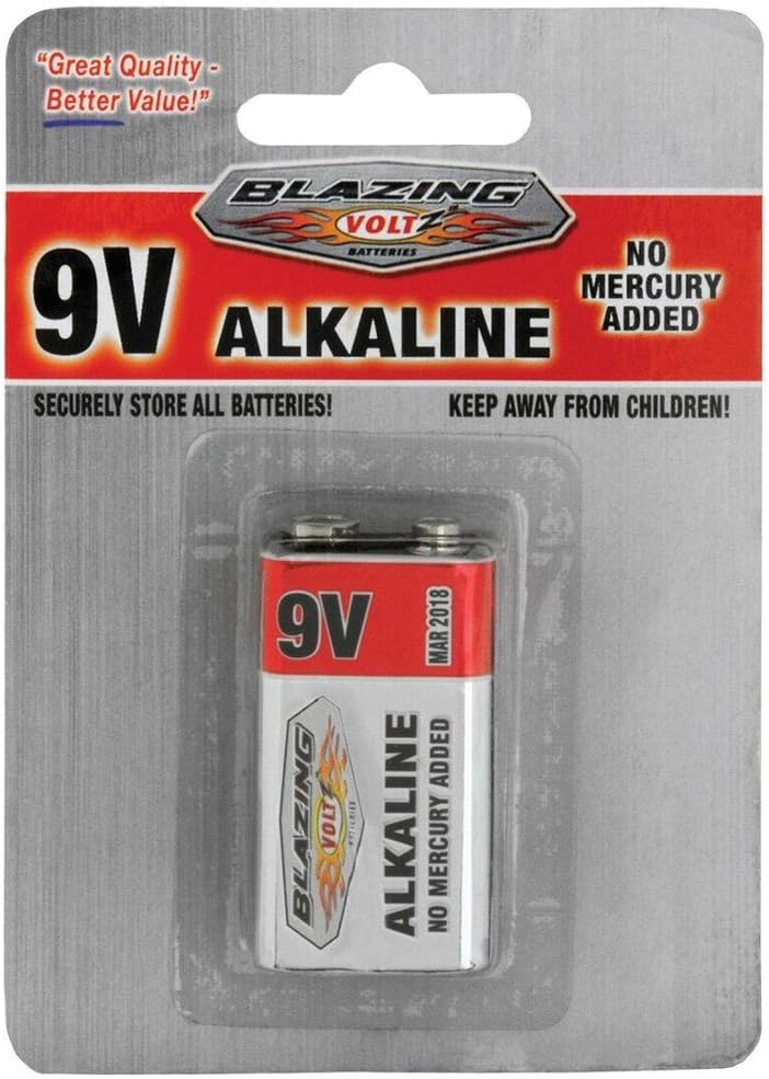 Protech BV900268 9V Alkaline Battery (1 Pack) - Amazon.com