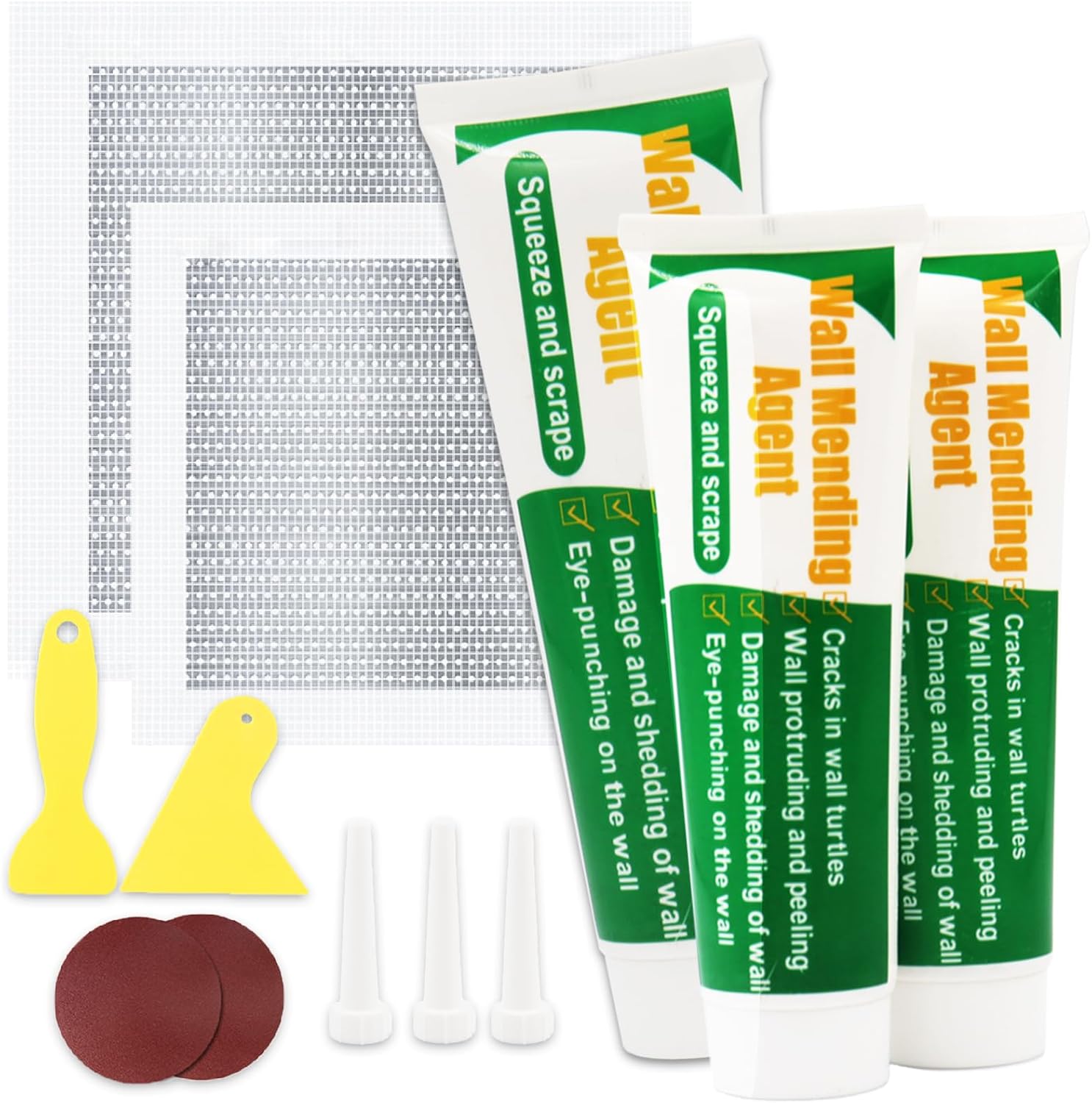 Drywall Repair Kit, Spackle Wall Repair Patch Kit, 6 in,8 in Wall ...