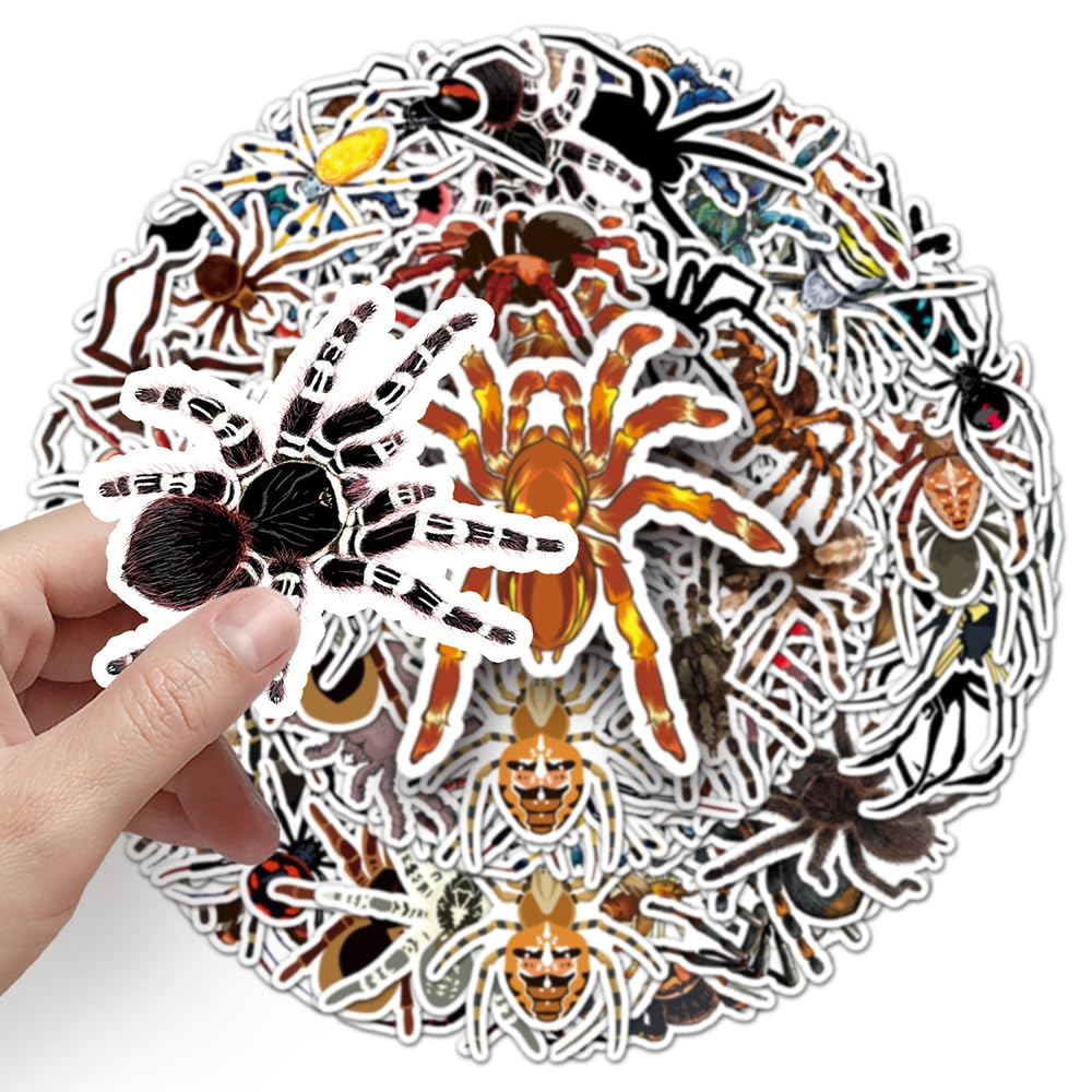 Spider Stickers for Boys Girls Teens,Popular Waterproof Vinyl Stickers ...