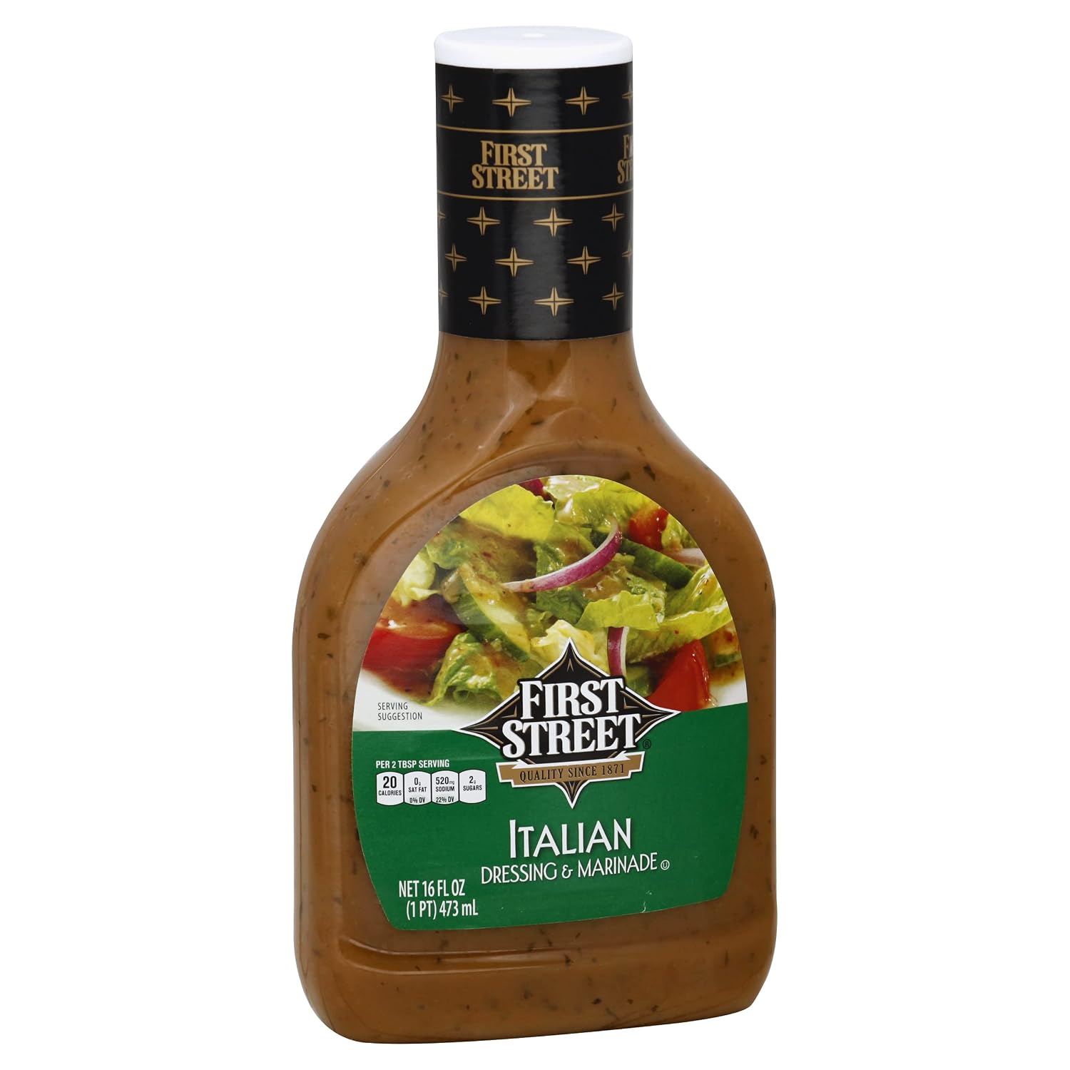 Amazon.com : FIRST STREET ITALIAN DRESSING & MARINADE, 16 OZ : Grocery ...