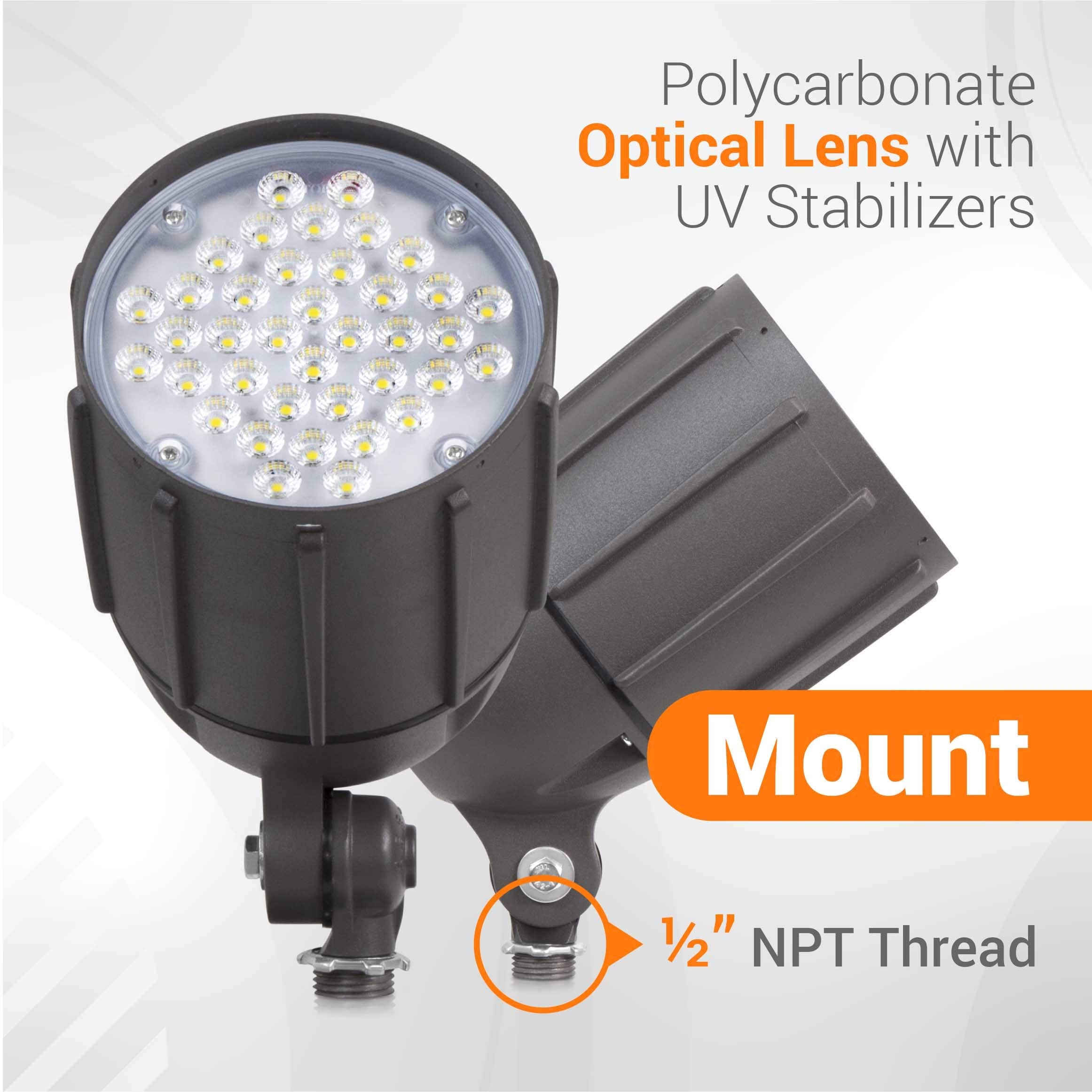 Inground Flood Lights 120 Volt Outdoor LED Flood Lights 120V 277V