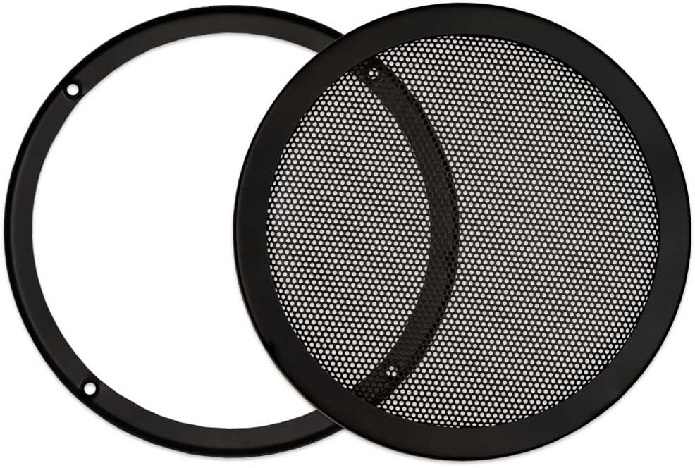 Amazon.com: Goldwood Snap On 8" Subwoofer Grille Steel Mesh Speaker ...