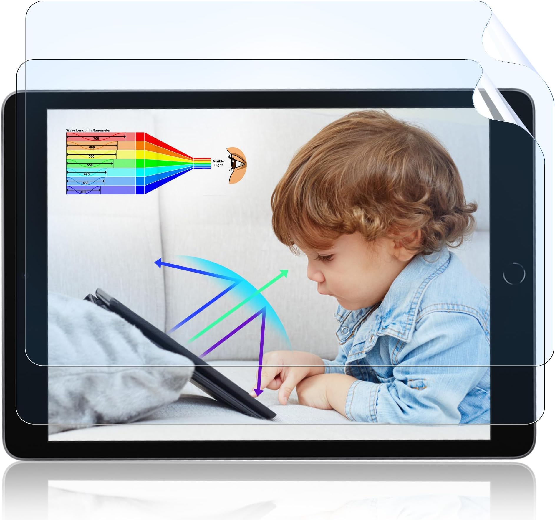 Amazon.com: Mamol Magicsuction Paper Screen Protector for iPad 9th 8th ...