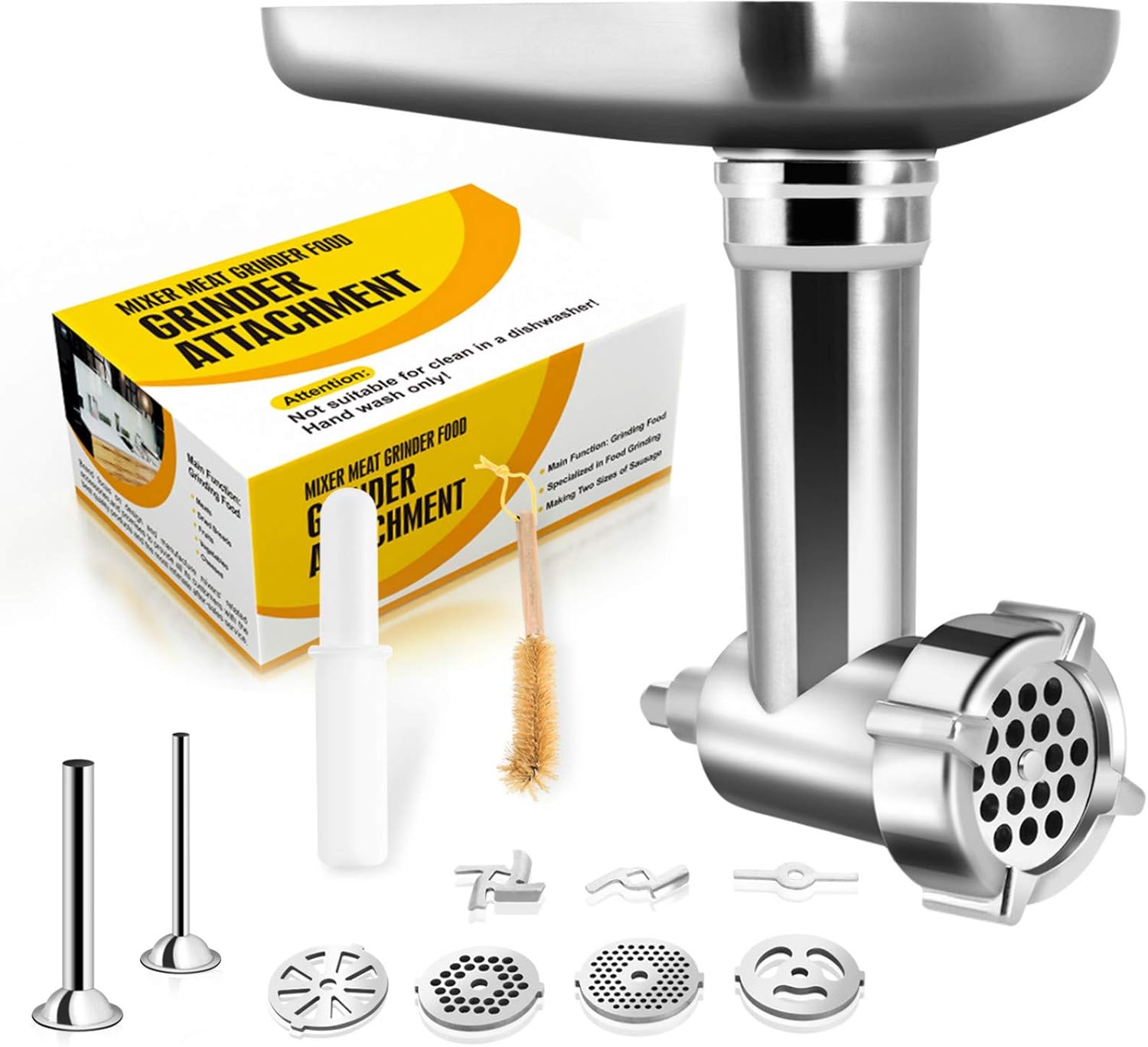 Amazon.com: Metal Food Grinder Attachments Compatible with All ...