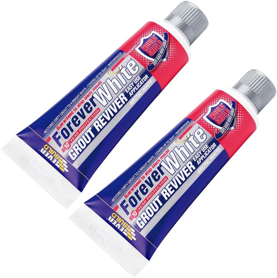 Everbuild Forever White Grout Reviver Arctic White 200ml - 2 Pack ...