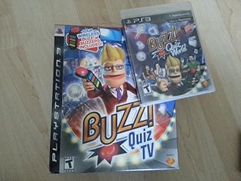 Amazon.com: Buzz! Quiz TV Bundle (PS3) - Rated T : Video Games