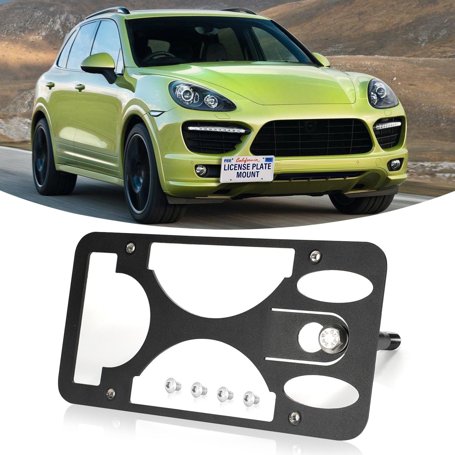 Amazon.com: Heavy Duty Front License Plate Holder Compatible with ...