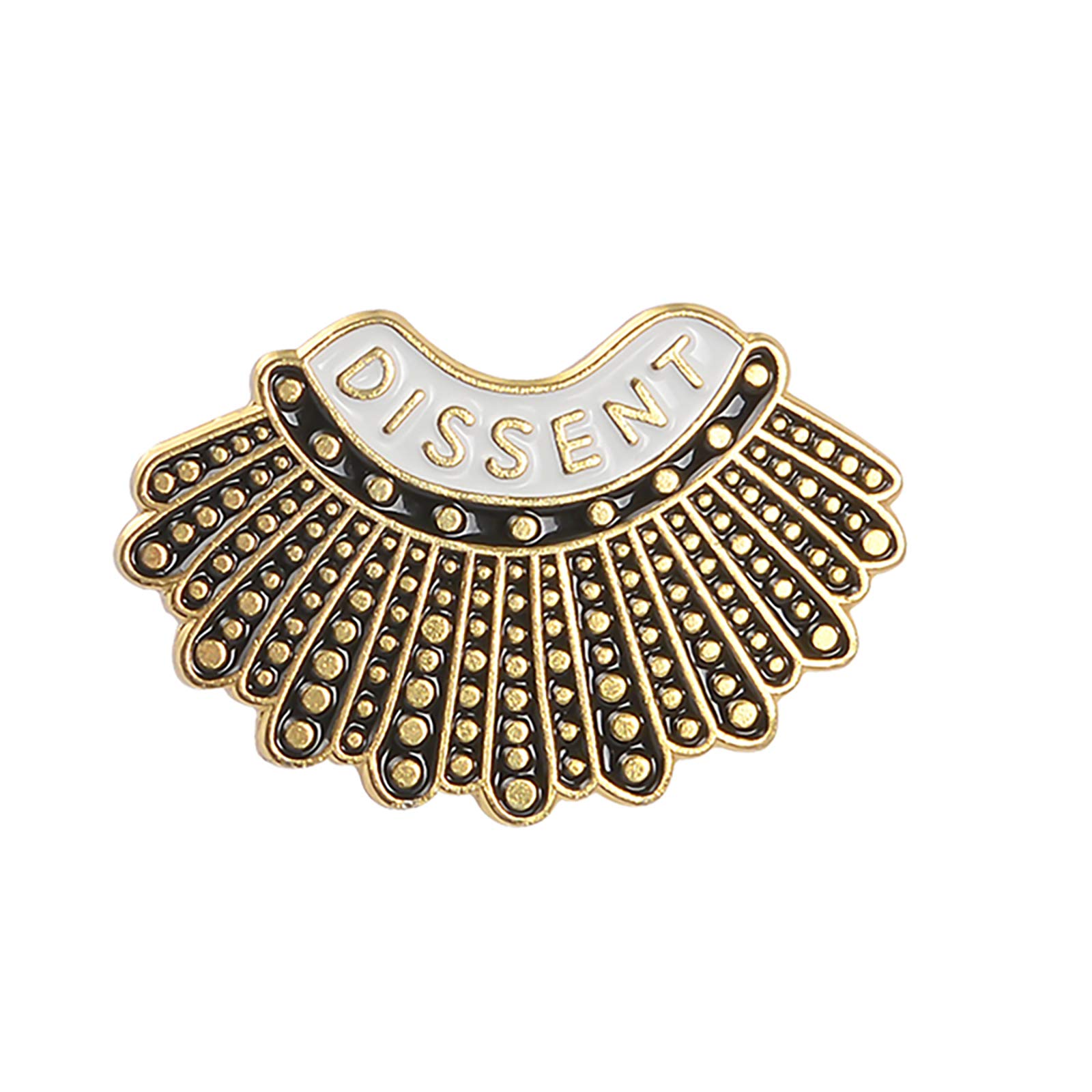 Amazon.com: ROSTIVO Enamel Pins Dissent Pin Ruth Bader Ginsburg ...