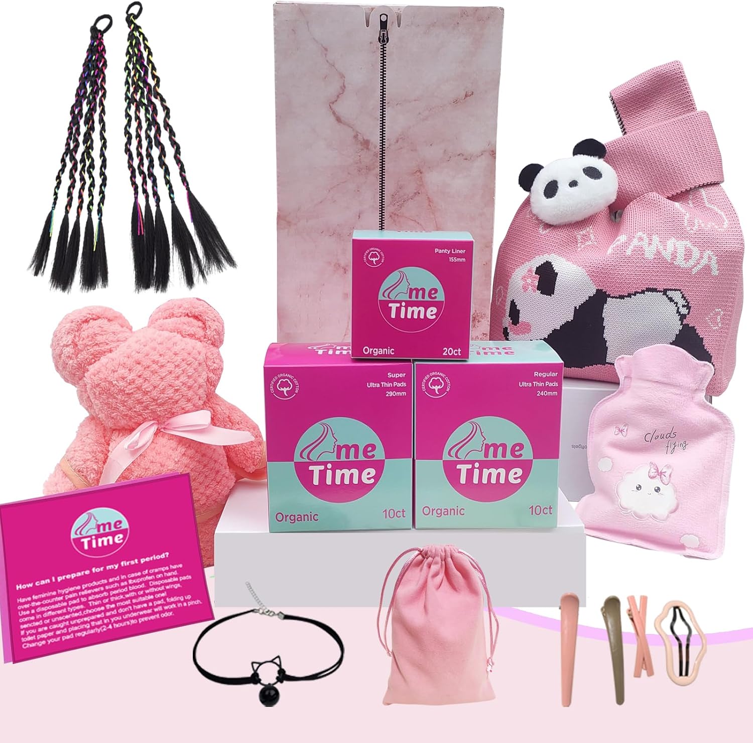 Amazon.com: 52pcs First Period kit for Girls 9-10-12-14, 40 PC Pads ...