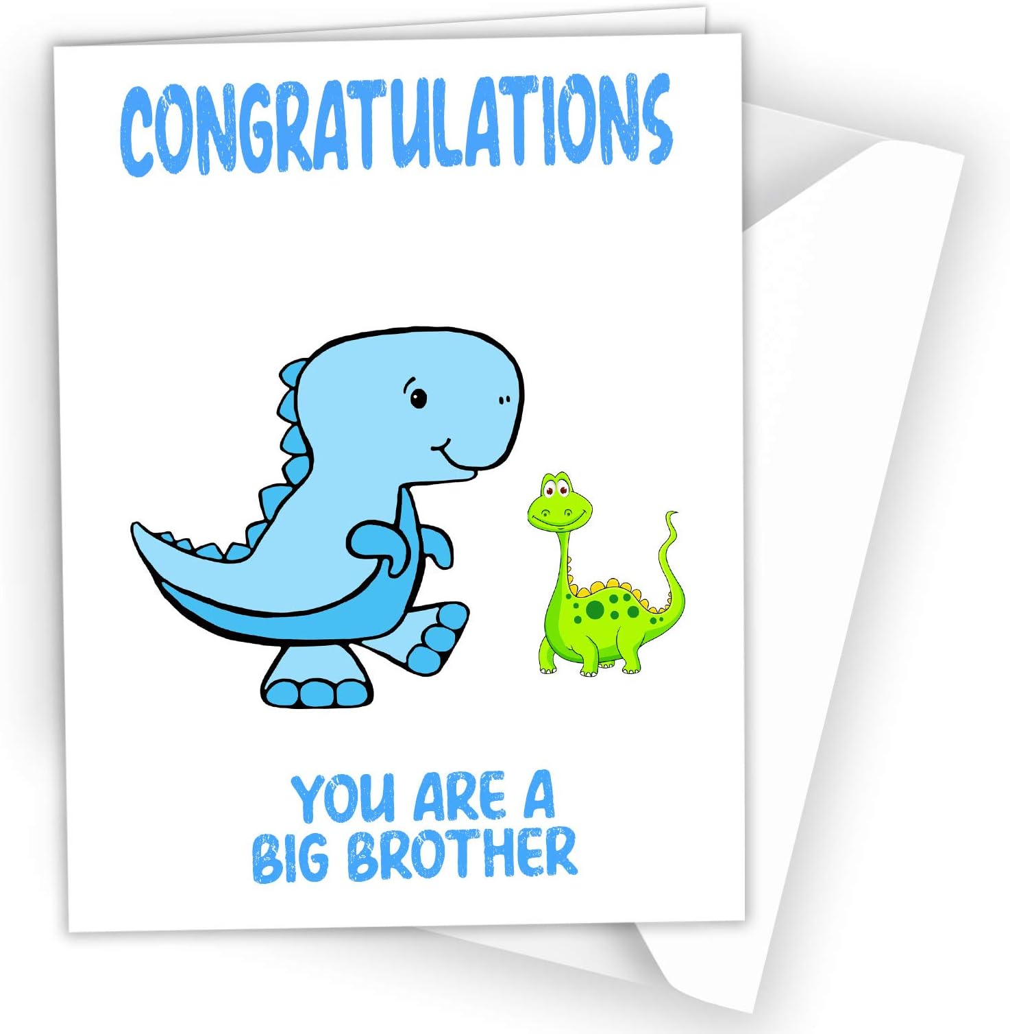 Congratulations Card on Becoming A Big Brother, New Sibling Baby Wish ...