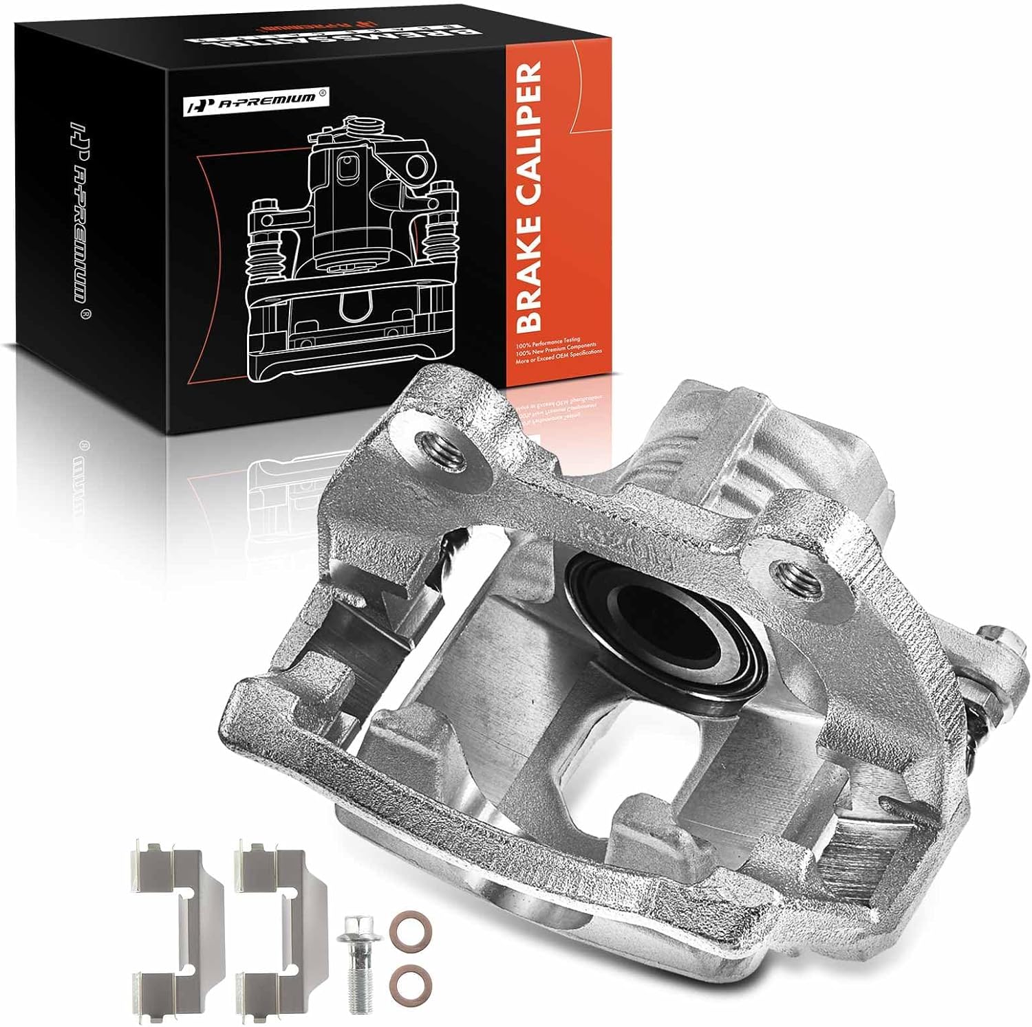A-Premium Disc Brake Caliper Assembly with Bracket Compatible with ...