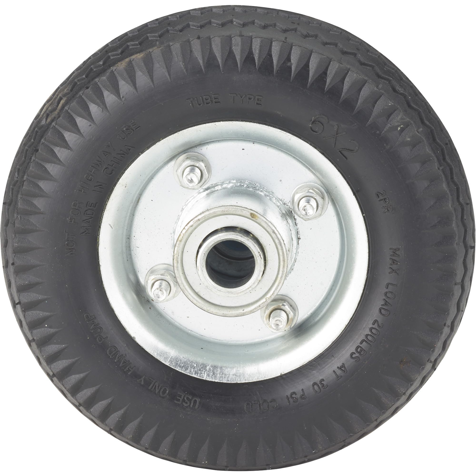 Snapklik.com : Ironton 6in. Pneumatic Wheel And Tire- 200-Lb. Capacity