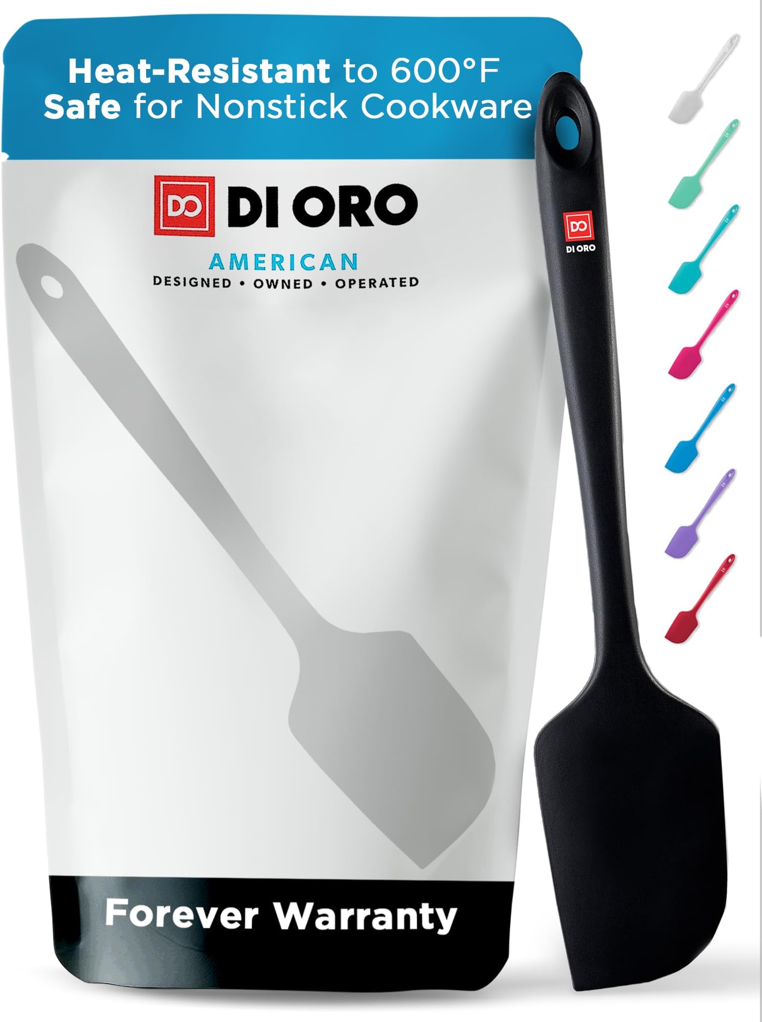 Amazon.com: DI ORO Chef's Choice 7-Piece Silicone Spatula Set - 600F ...