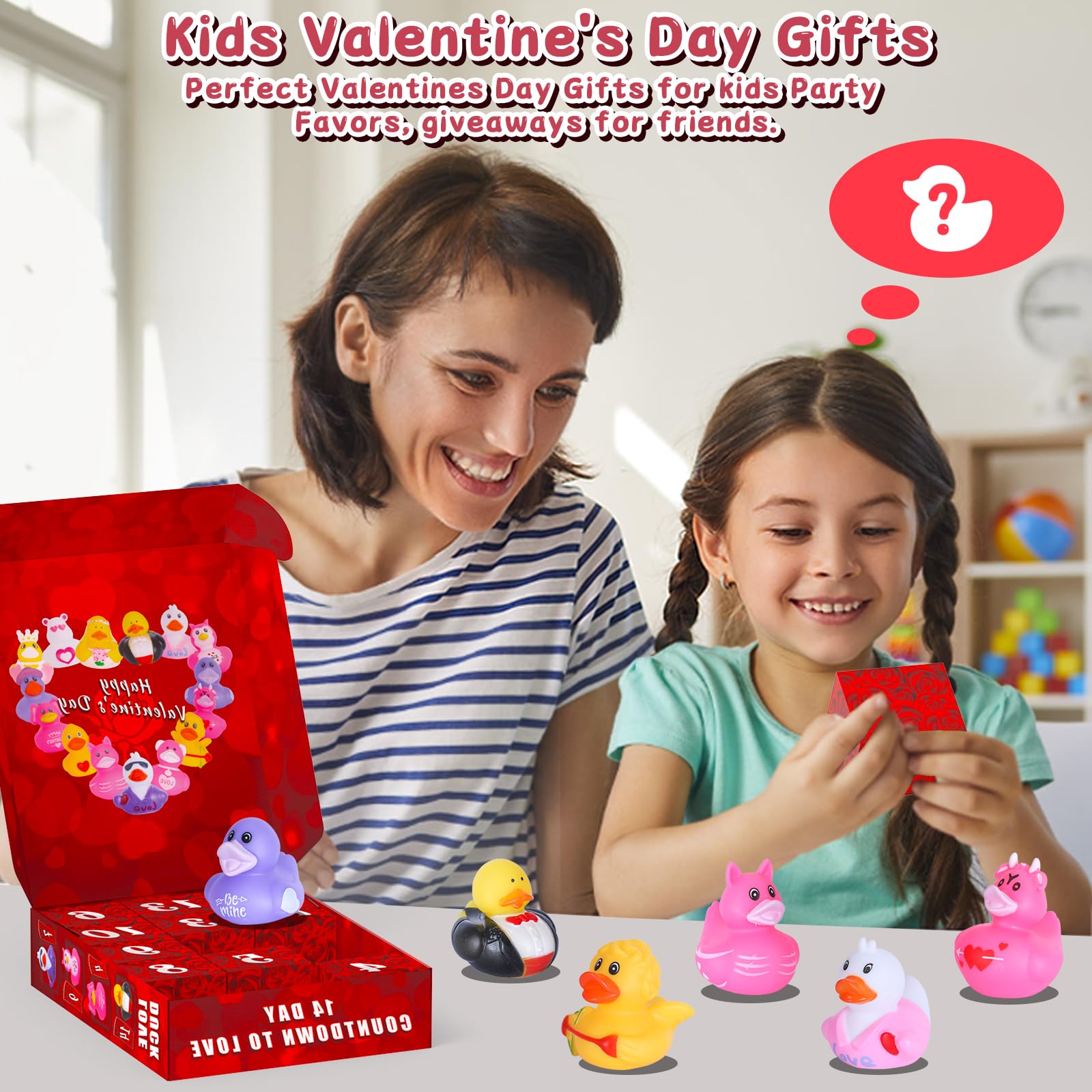 Snapklik.com : 15 Pcs Rubber Ducks For Jeeps Ducking,Valentine Ducks For Toddler Kids Adult Bath ...