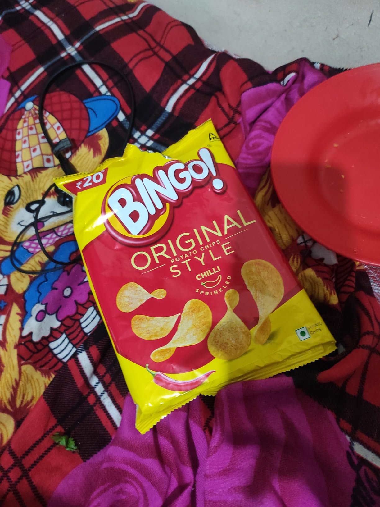 Bingo! Original Style Chilli Sprinkled - Flat Cut Spicy Potato Chips ...