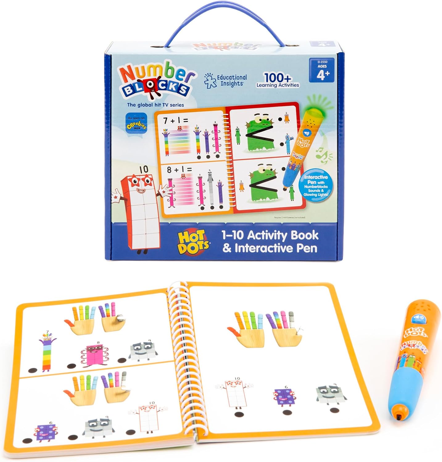 Learning Resources Hot Dots Numberblocks 1–10 Activity Book ...