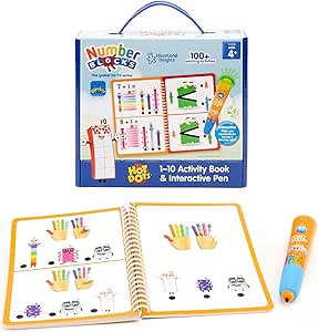 Amazon.com: Educational Insights Hot Dots Numberblocks Workbook Numbers ...