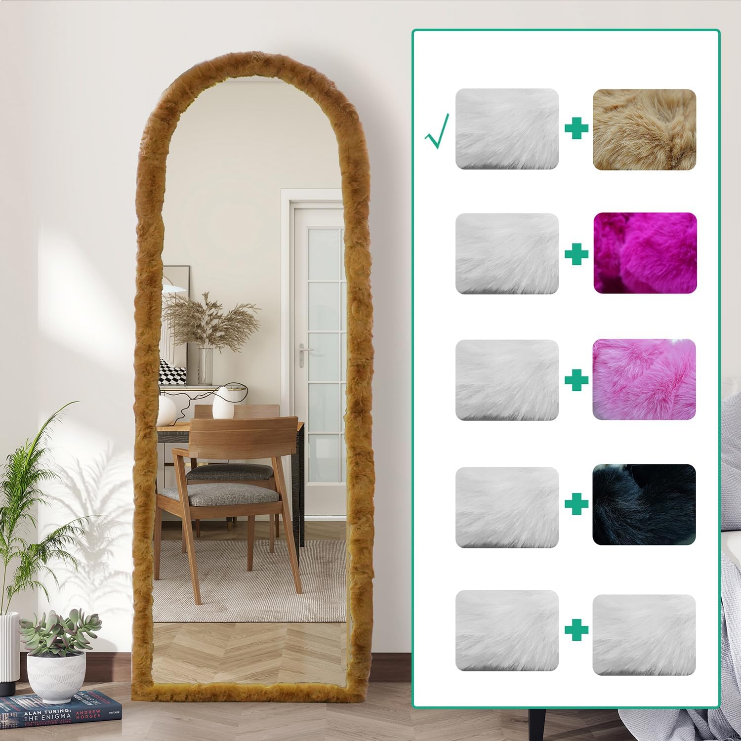 Amazon.com: TinyTimes 2 Pack Mirror Cover - 64"x21" & 65"x22" Universal ...