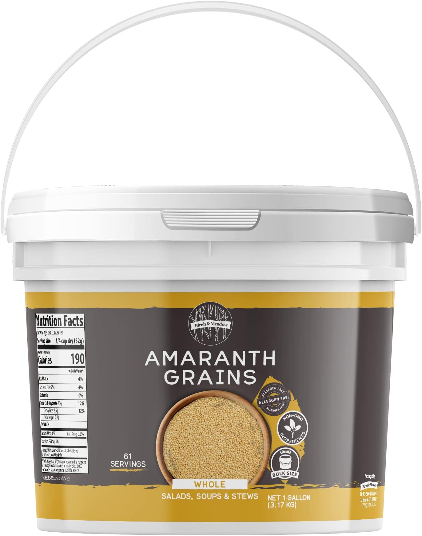 Amazon.com : D’allesandro 10 lbs. Amaranth, Kosher Parve Certified ...