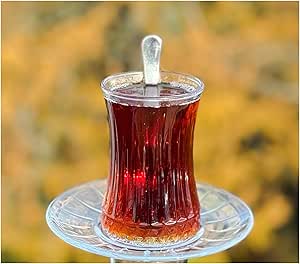 Topkapi - 18-delige Turkse theeset Ela-Sultan voor 6 personen │ XL maat ...