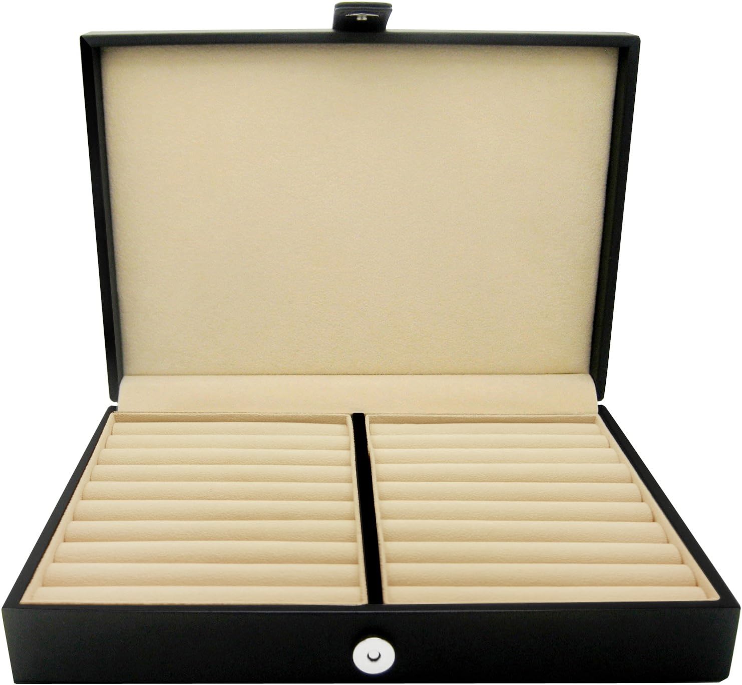 Amazon.com: Lifomenz Co Wood Cufflink Box with Glass Window Cufflink ...