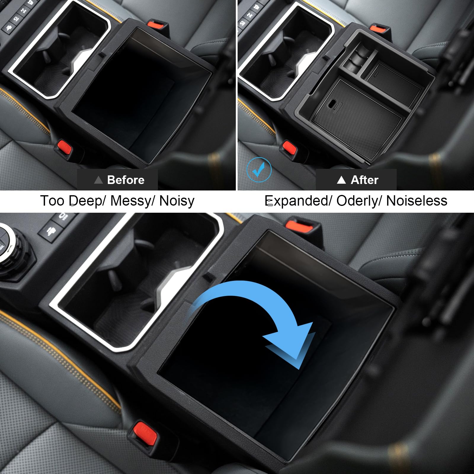 Snapklik.com : Coleya 2024 2025 Tacoma Center Console Organizer For ...