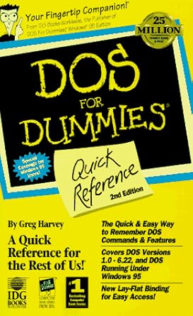 DOS for Dummies Quick Reference: Harvey, Greg: 9781568849881: Amazon ...
