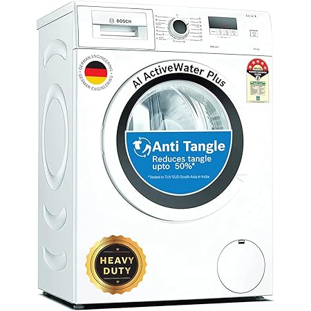BOSCH 6.5 kg Fully Automatic Front Load Black, Silver (WLJ2006DIN ...